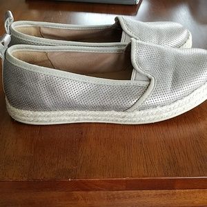 Clarks | Shoes | Clarks Gold Espadrilles | Poshmark